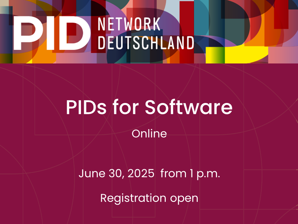 Online-Seminar PIDs für Software - PID Network